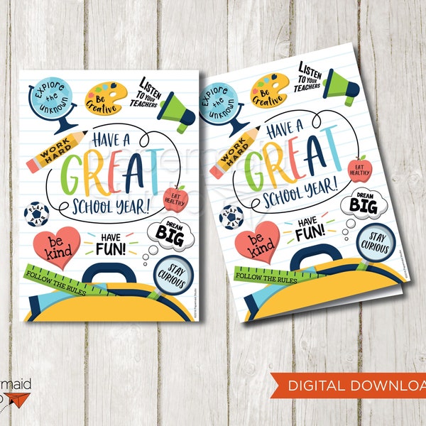 Back to School Cards - Etsy