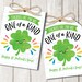 St. Patrick's Day Teacher Tag - Teacher St Patricks Card - Teacher ...