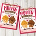 Valentine Muffin Tags - Printable Muffin Valentines Tag - Mini Muffins ...