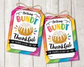 Bundt Cake Tag Bundt Cake Teacher Appreciation Printable - Etsy