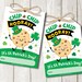 St Patricks Day Cookie Tags - Cookie St Patricks Tag Printable - Cookie ...