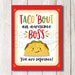 Nacho Average Boss Printable - Taco Bout a Great Boss - Boss Day Card ...