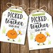 Halloween Teacher Gift Tag Printable Teacher Halloween Tag - Etsy