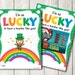 Teacher St. Patrick's Day Card Printable - Teacher Lottery Ticket Card ...