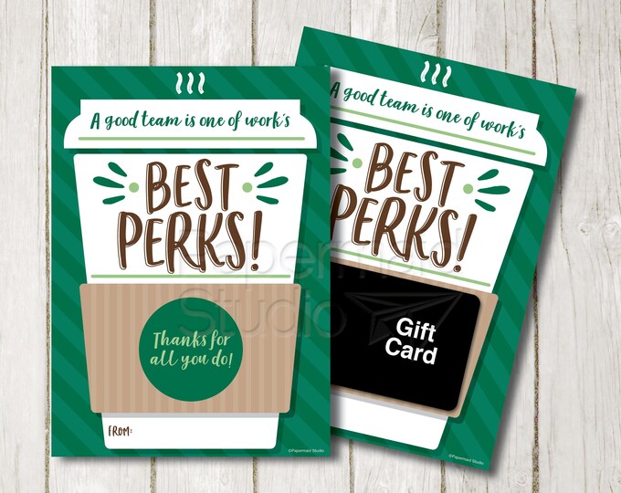 Coffee Teacher Appreciation Cards, Printable Thank You Card, Thank You ...