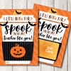 Halloween Gift Tag for Coffee Teacher Halloween Hang Tag Ghost Harvest ...