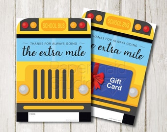 Bus Driver Appreciation Tags Bus Driver Thank You Tags Printable Thank ...