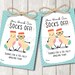 Teacher Appreciation Gift - Socks Tag Printable - Teacher Thank You ...