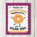 Teacher Appreciation Bagel Printable - Staff Appreciation Bagel Thank ...