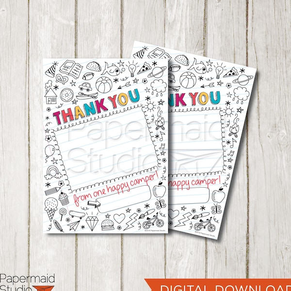 Camping Thank You - Etsy