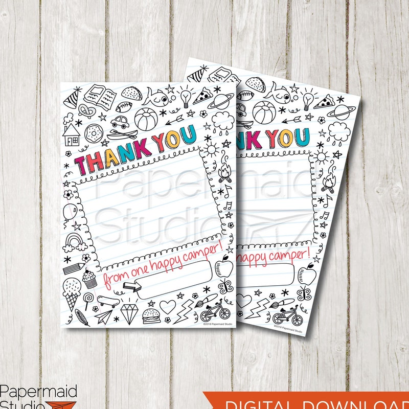 Camping Thank You - Etsy