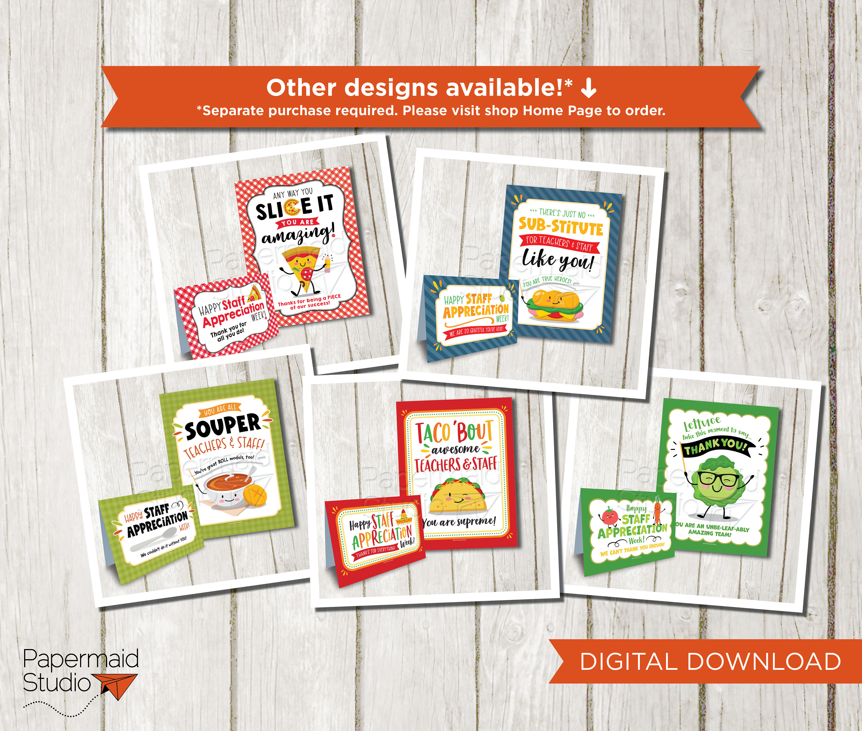 Teacher Appreciation Soup Signs Printable - Teacher Appreciation Gift ...