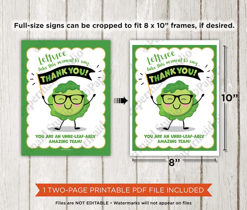 Teacher Appreciation Salad Bar Signs Printable - Teacher Appreciation ...