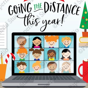 Virtual Teacher Christmas Gift Card Holder Printable - Etsy