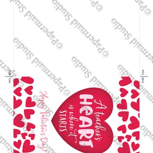 PRINTABLE Teacher Valentine Card - Valentine's Day Card for Teacher ...