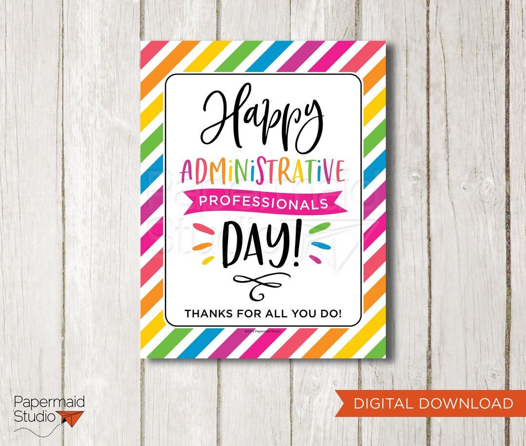 Administrative Professionals Day Gift - Happy Administrative ...