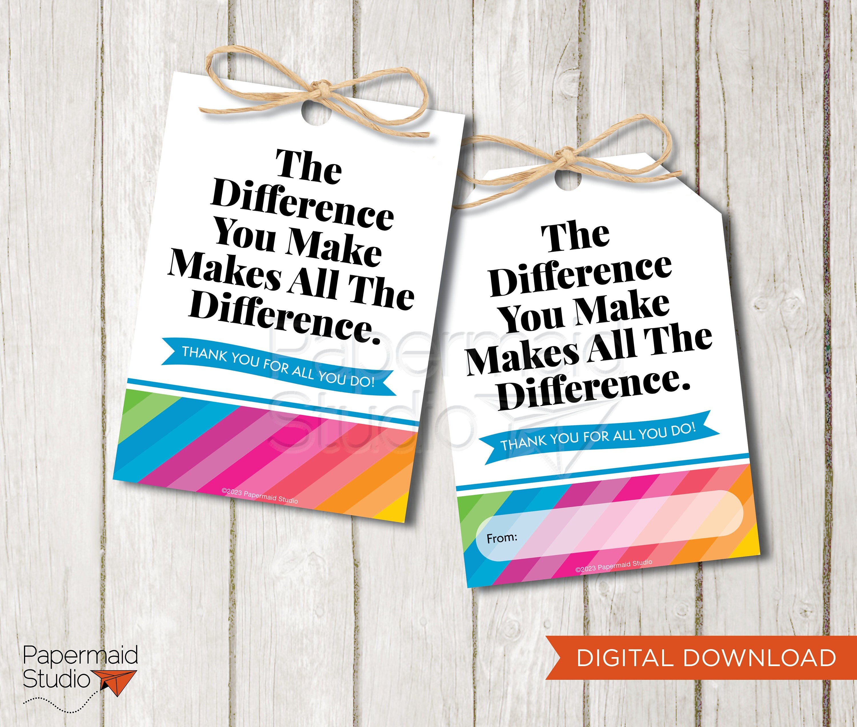 Employee Appreciation Gift Tag Administrative Professionals - Etsy