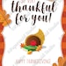 PRINTABLE Teacher Thanksgiving Gift Card Holder School - Etsy