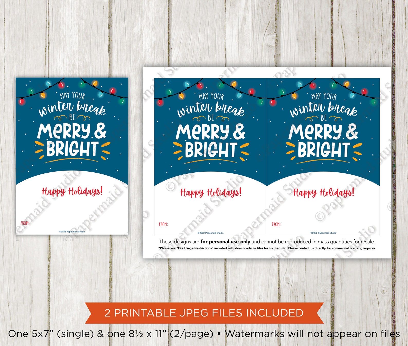 Teacher Christmas Gift Card Holder Printable Staff Christmas - Etsy