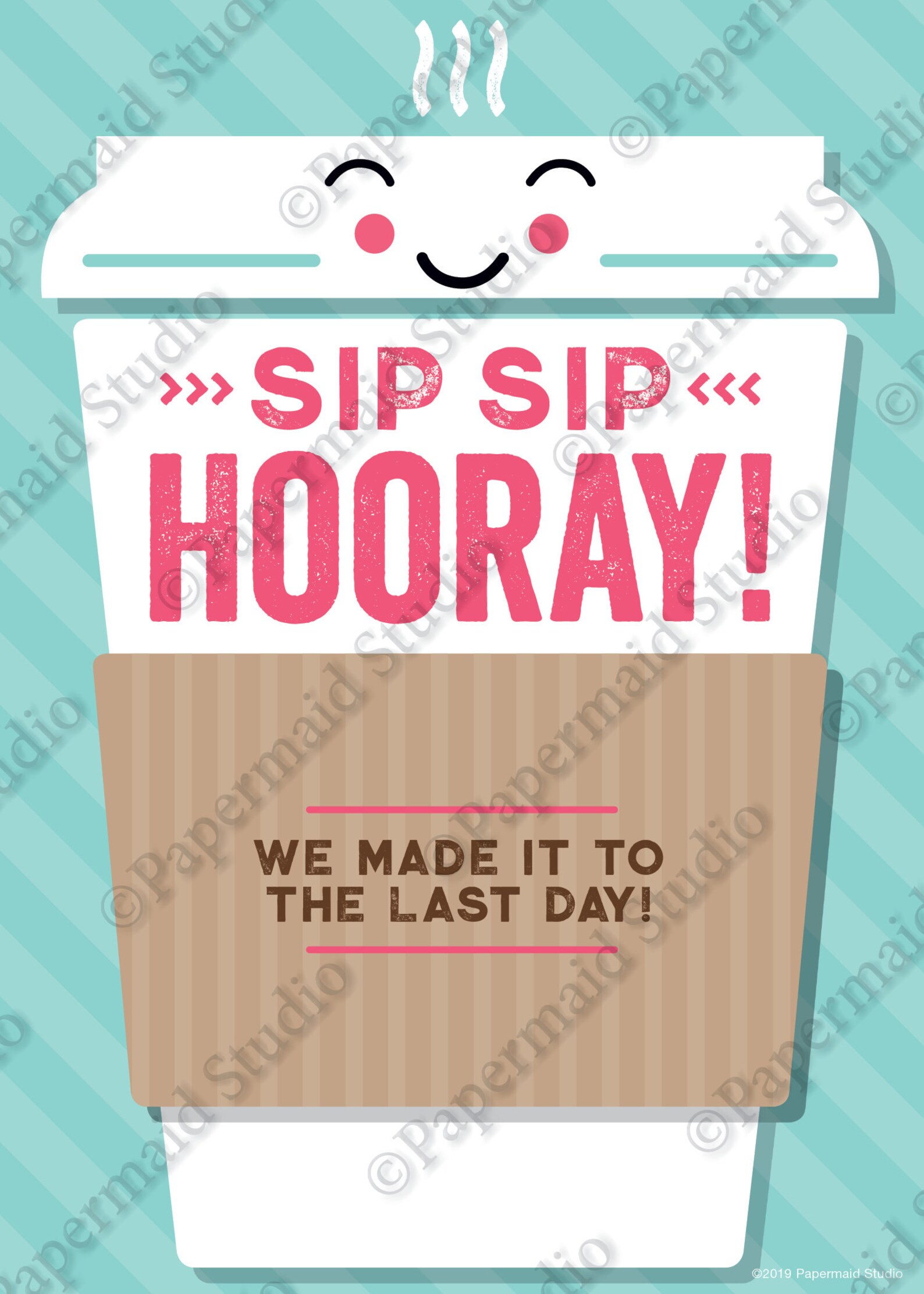 PRINTABLE Teacher Appreciation Coffee Gift Card Holder - Etsy