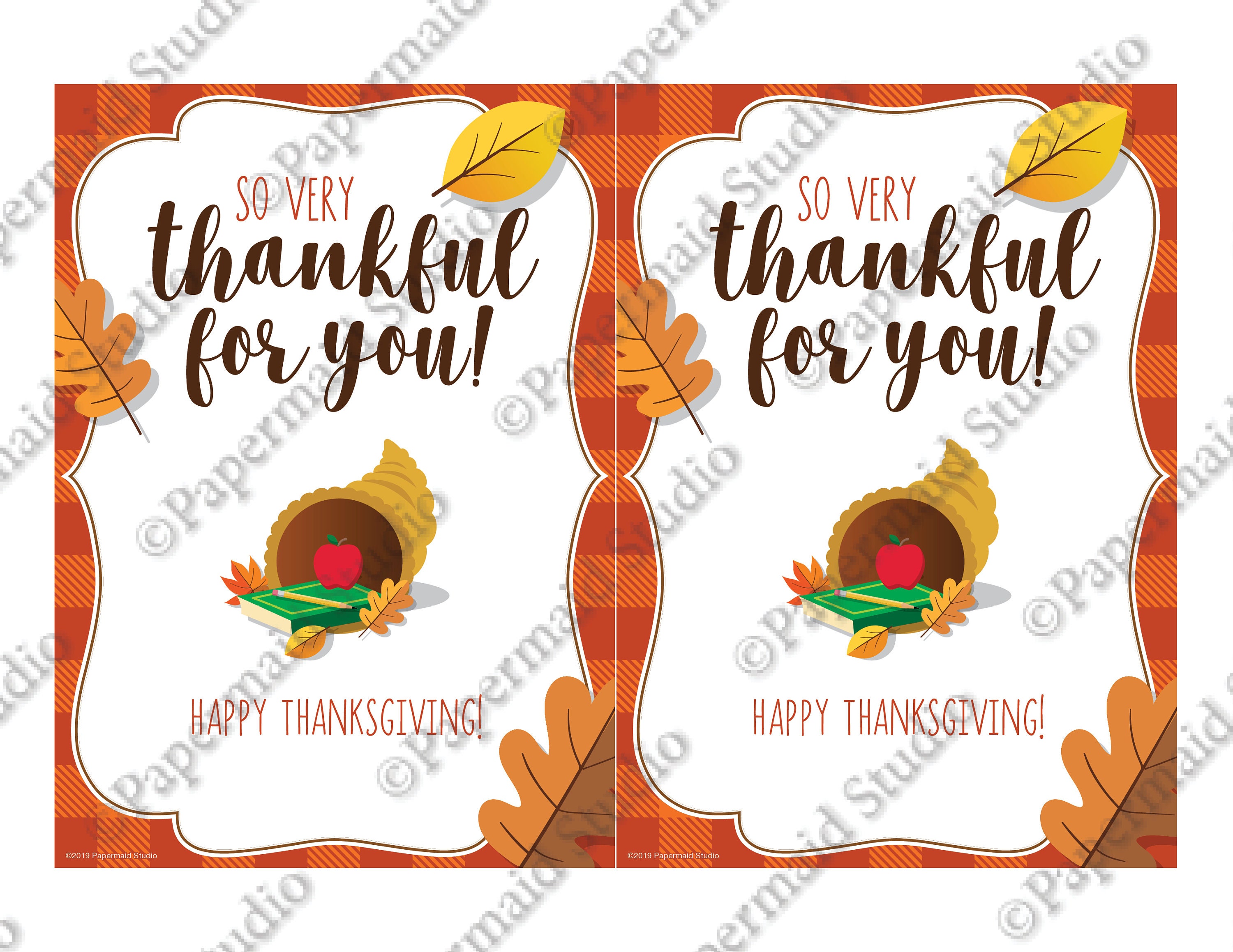 PRINTABLE Teacher Thanksgiving Gift Card Holder School | Etsy