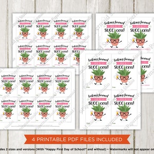 Teacher Back to School Gift Succulent Tag Printable - Etsy