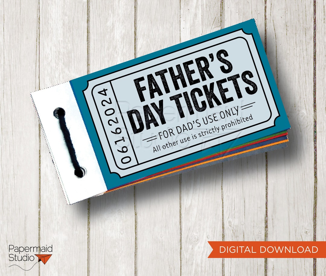 Fathers Day Coupon Book Dad Coupons Book Fathers Day Printable DIY ...
