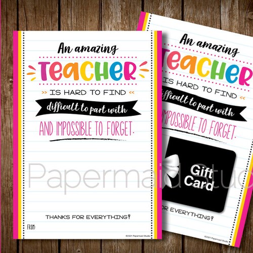 Teacher Appreciation End of Year Teacher Gift Gift for - Etsy