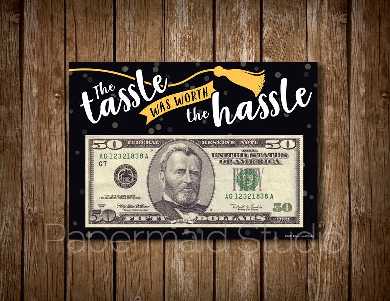 Graduation Money Holder Card Printable Graduation Card Etsy