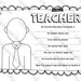 PRINTABLE All About Myteacher Card - Teacher Appreciation Week Gift ...