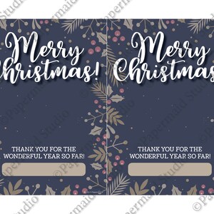 PRINTABLE Teacher Christmas Gift Card Holder -- Winter Break Card ...