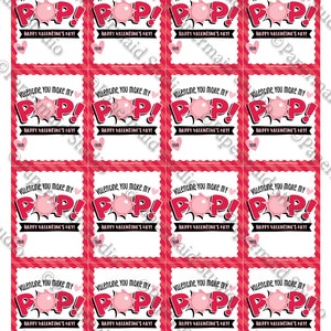 PRINTABLE Valentine's Day Gum Lollipop Tag - Valentine You Blow Me Away ...