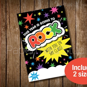 PRINTABLE Pop Candy Tag Back to School Class Treat Tag First Day of ...