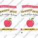 PRINTABLE First Day of School Teacher Gift Card Holder Welcome Back 1st ...