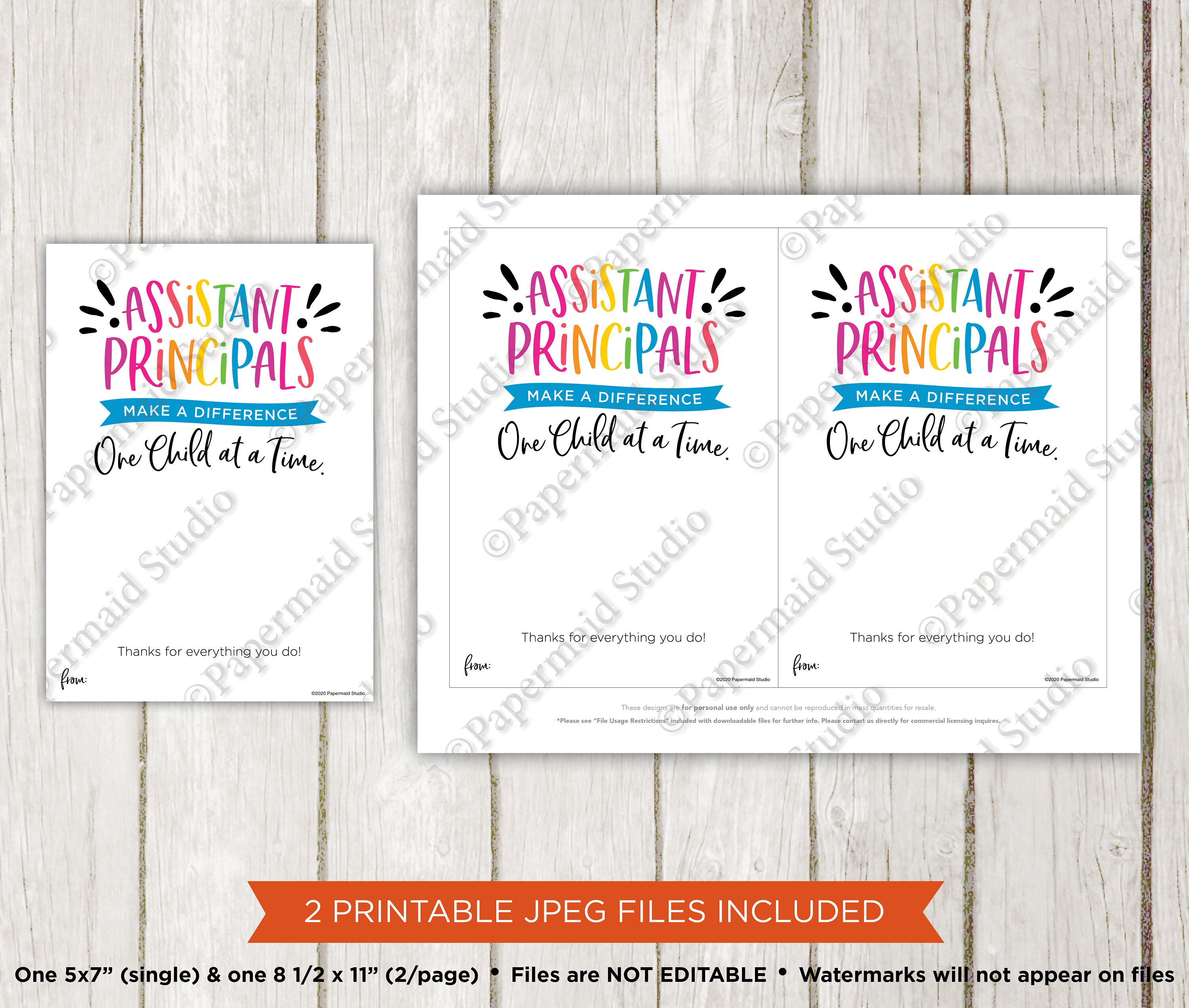 Principal Appreciation Gift - Assistant Principal Gift Card Holder ...