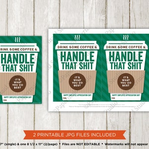 Employee Appreciation Gift Printable - Employee Appreciation Card ...