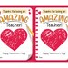 PRINTABLE Teacher Valentine's Day Card Gift Card Holder - Etsy