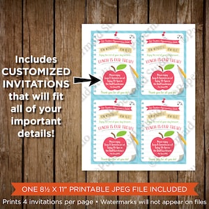 Teacher Appreciation Lunch Invitation - Teacher Appreciation Luncheon ...