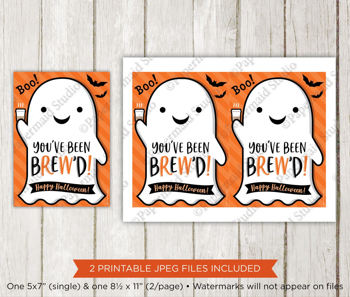 Halloween Gift Card Holder for Coffee Teacher Halloween Gift - Etsy