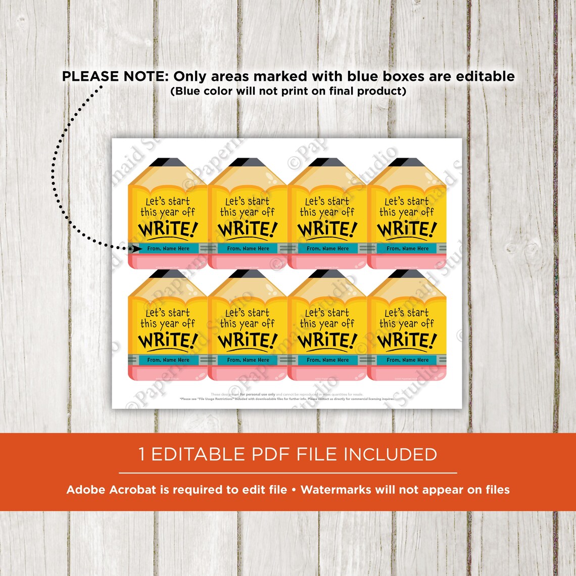 Start This Year off Write Tag Printable - First Day of School Pencil ...