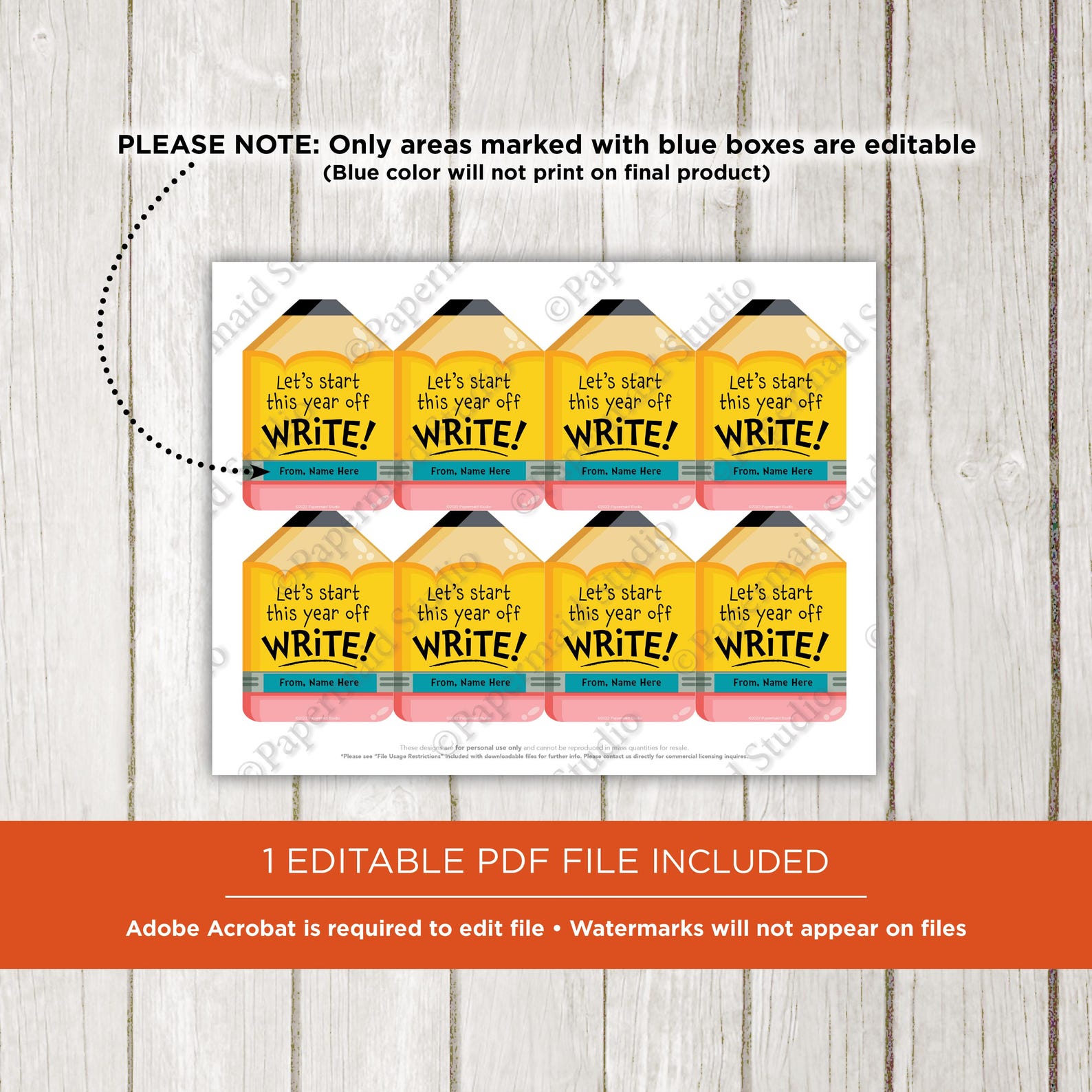 Start This Year off Write Tag Printable - First Day of School Pencil ...