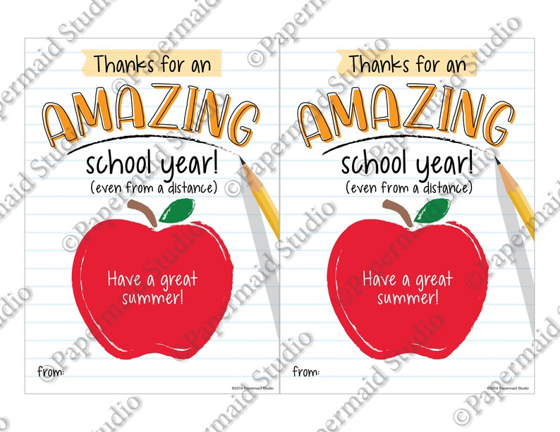 Virtual Teacher Appreciation Week Gift Card Holder Printable - Etsy