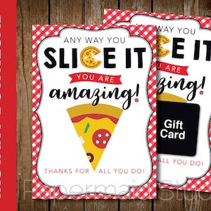 Employee Appreciation Gift Printable Card Holder - Administrative ...