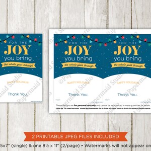Teacher Christmas Gift Card Holder Printable Coworker Gift PTO Staff ...