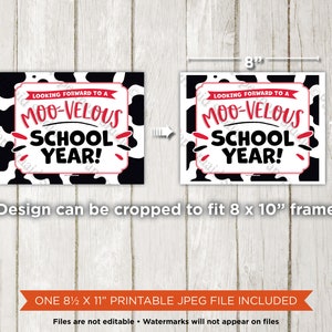 Teacher Back to School Sign Printable - Welcome Back Sign - Moovelous ...