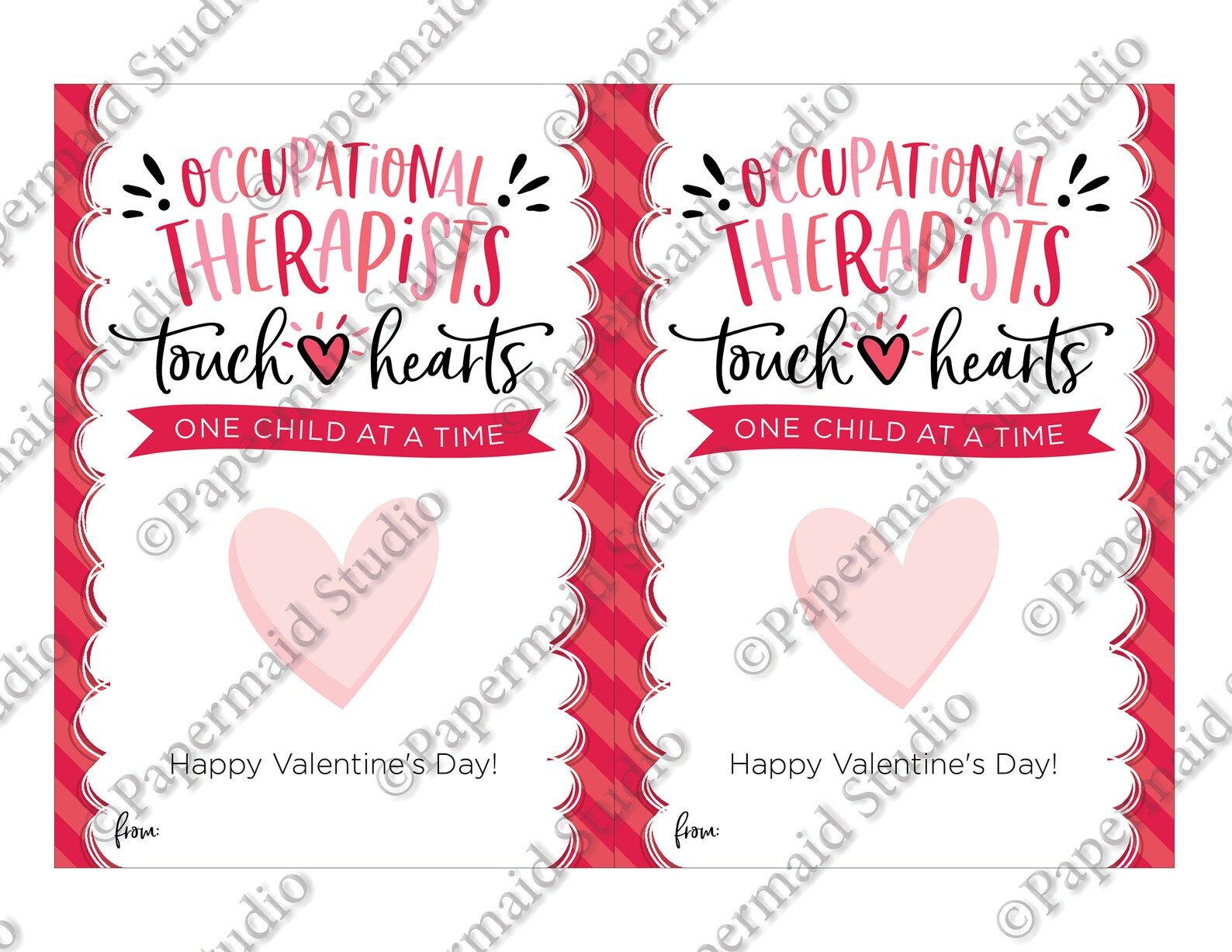 PRINTABLE Occupational Therapist Valentine Card OT - Etsy