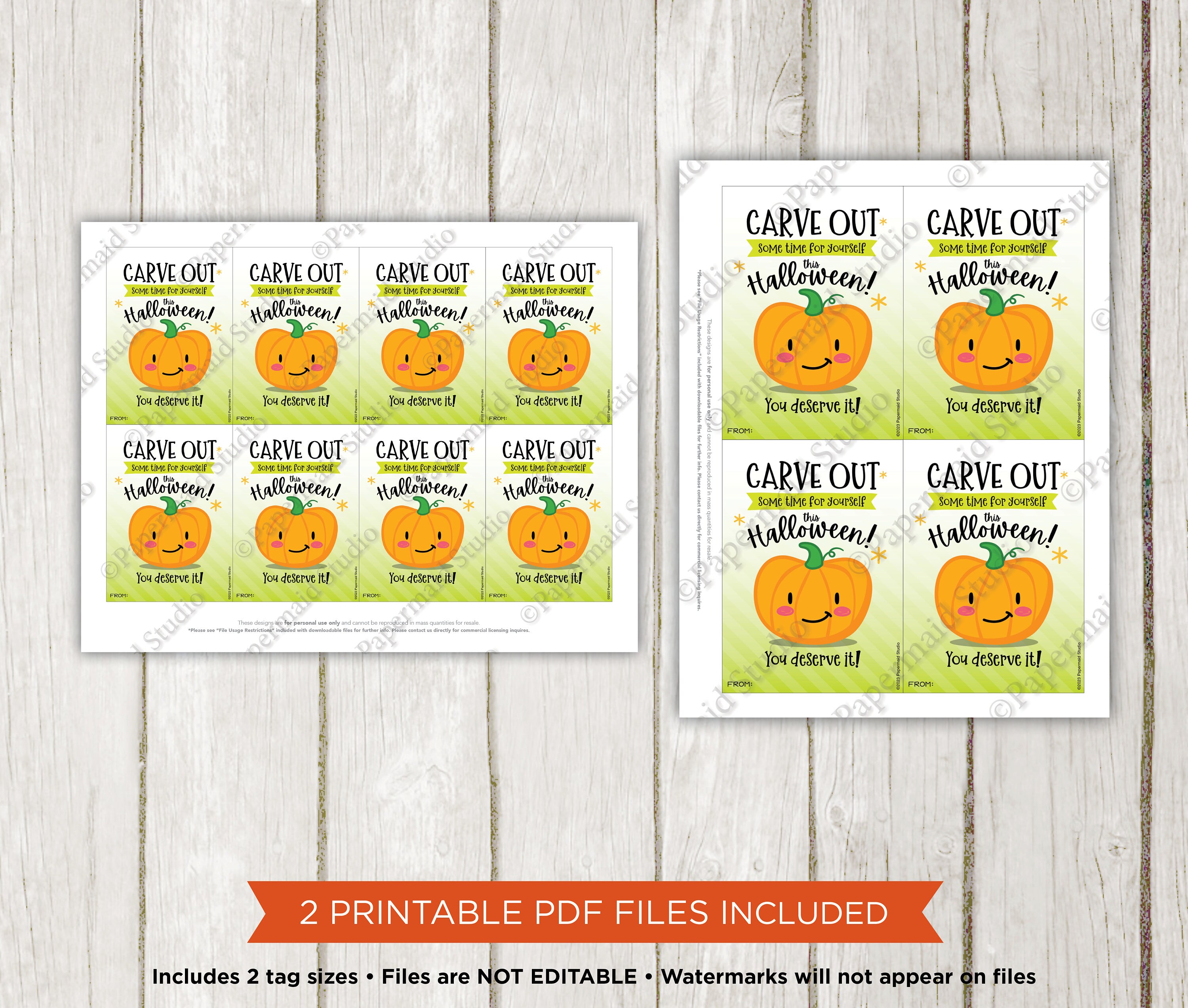 Halloween Gift Tag Printable - Teacher Halloween Gift - Halloween ...