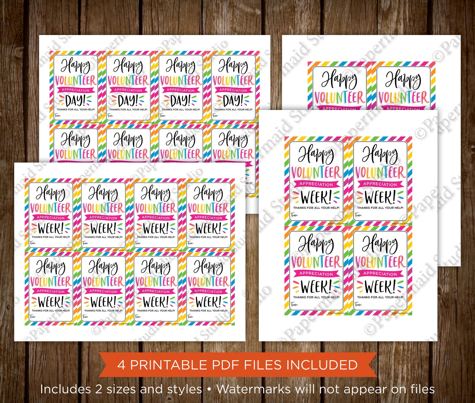 Volunteer Thank You Card Volunteer Appreciation Week Hang - Etsy