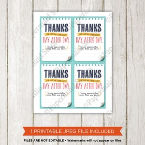 Employee Appreciation Gift Tag - Administrative Professionals Day Gift ...