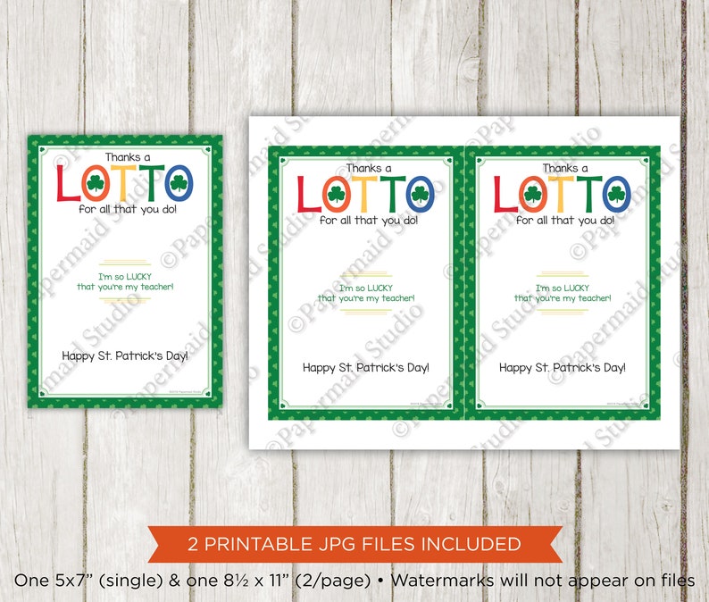 Teacher St. Patrick's Day Card Printable - St Patricks Day Teacher ...
